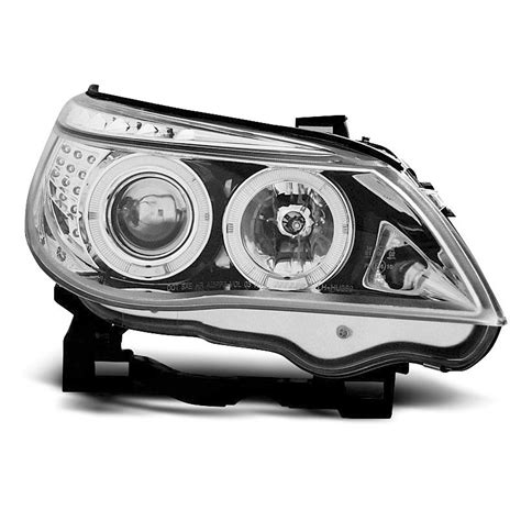 2x Phares avant Angel Eyes adaptable sur BMW Série 5 E60 E61