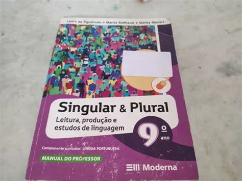 Singular E Plural Leitura Produ O E Estudos O Ano Prof Mercadolivre