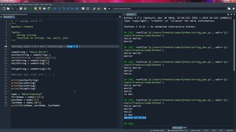 python string operations youtube