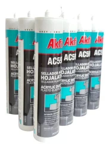 Caja Und Silicona Pintable Hojalateria Akfix Ml Cuotas Sin Inter S