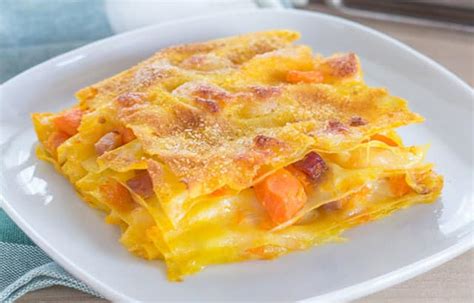 Lasagnes Au Potiron Et Au Jambon Plat Et Recette