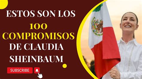 Compromisos De Campa A De Claudia Sheinbaum Pardo Youtube