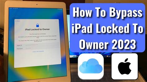 How To Remove Ipad Locked To Owner Without Apple Id Passcode