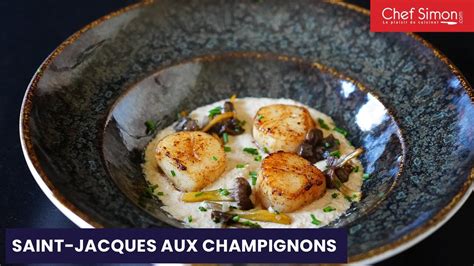 Noix de saint jacques sautées aux champignons YouTube