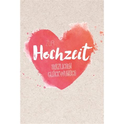 Hochzeit Glückwunschkarte im Format 11 5 x 17 cm mit Umschlag Sch