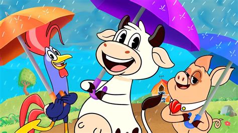 La Vaca Lola Juega Bajo La Lluvia La Vaca Lola Canciones Infantiles