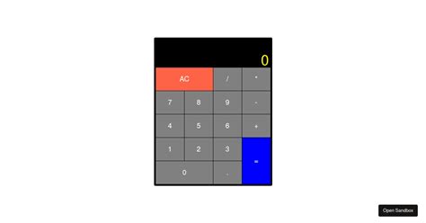 React Calculator Codesandbox
