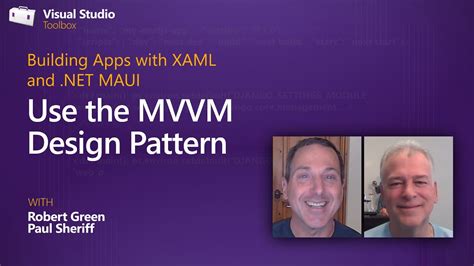 use the mvvm design pattern 14 of 18 building apps with xaml and maui youtube