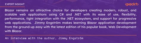 web development with blazor second edition a practical guide to start building interactive