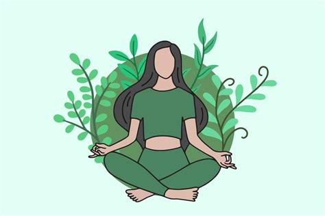 Mujer Meditando En Yoga Pac Fico Y Estilo De Vida Saludable Meditaci N