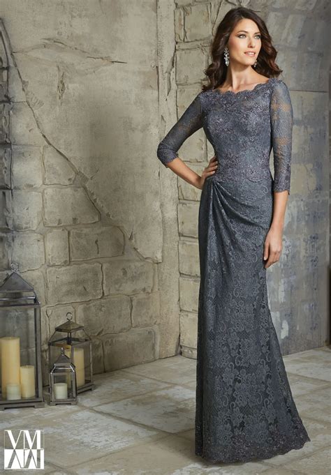 New Chiffon Lace Mother Of The Bride Dresses With Jacket Applique Three