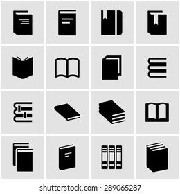 Books Vector Icons Set Book Icon Stock Vector Royalty Free