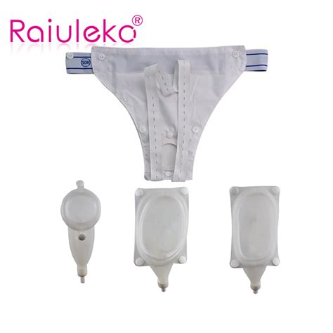 Female Male Urine Bag Urine Collection Set With Special Briefs Silicone