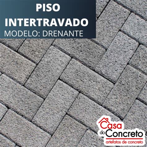 O que é piso intertravado drenante Blog da Casa do Concreto