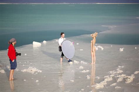 Ana Dias Behind The Scenes For Playboy With Dasha Snezhnaya In Israel