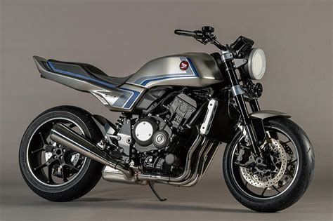 ホンダCB FコンセプトHonda CB F Concept往年のFをモチーフに新しいCB像を模索するHeritage Legends