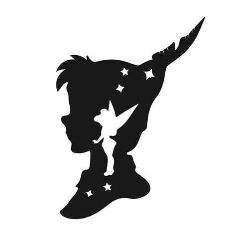 Tinkerbell Svg Peter Pan Svg Disney Svg Silhouette Cricut Eps Dxf Png