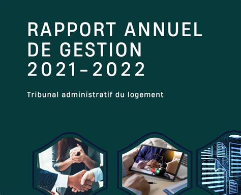 Rapport 2021 2022 Du Tribunal Administratif Du Logement Des Services