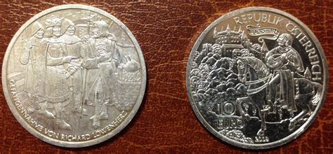 10 Euro Silber 2009 Richard Löwenherz in Dürnstein lose ANK Nr 16 10