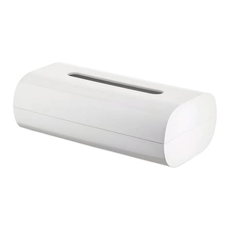 Alessi Pojemnik na chusteczki BIRILLO biały długość 24 cm
