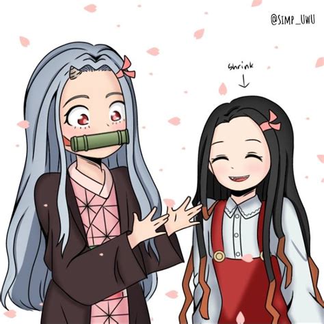 Eri And Nezuko Anime Chibi Anime Character Drawing Anime Poses Reference