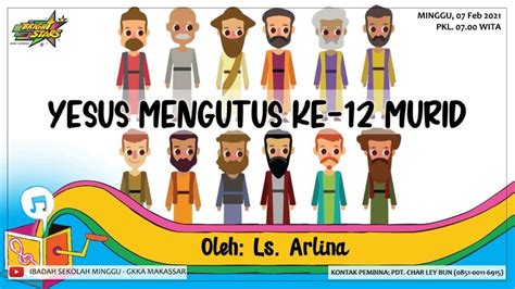 Yesus Mengutus Ke Murid Bright Stars Ibadah Sekolah Minggu