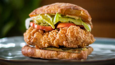 Crispy Fried Chicken Burger Easy Meals With Video Recipes By Chef