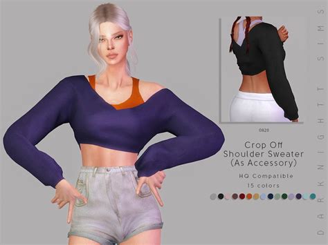 23 Sims 4 Crop Tops Unlock The Cutest Tops Now We Want Mods