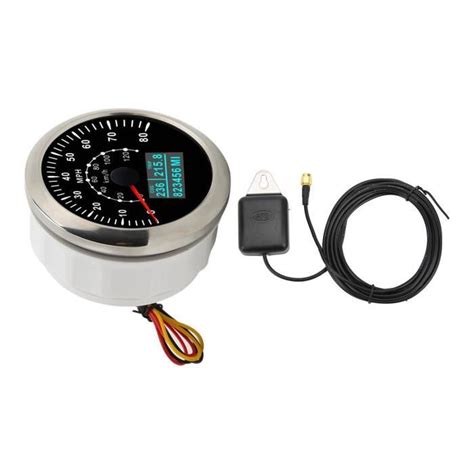 Compteur Kilométrique 85Mm Universel Gps Compteur De Vitesse Jauge