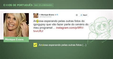 Veja Erros De Portugu S De Celebridades Nas Redes Sociais Fotos Uol