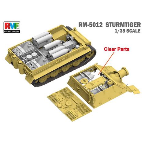 Sturmtiger Sturmmörser Tiger RM61 L 5 4 38 cm With Full Interior