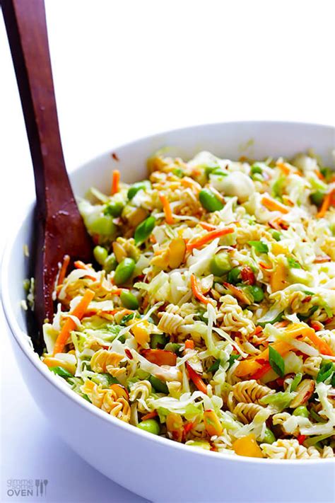 Crunchy Asian Ramen Noodle Salad Gimme Some Oven
