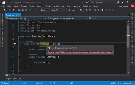 Check Code Coverage In Visual Studio Using Sonarlint Templates Sample