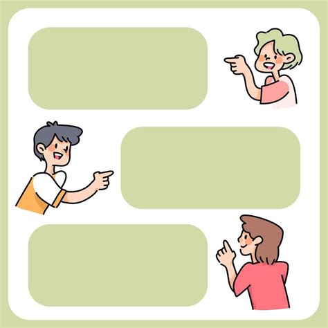 la gente inserta texto lindo personaje de dibujos animados nota diseño
