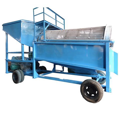 Mobile Mini Trommel Screen Gold Wash Plant Small Trommel Drum Screen