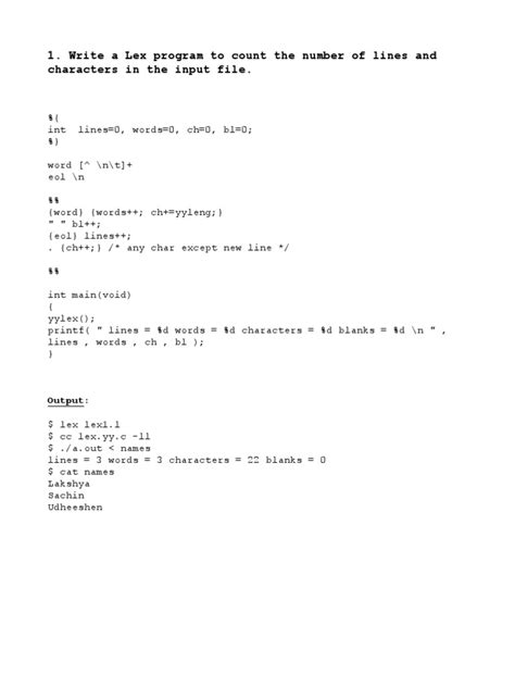 lex pdf identifier string computer science