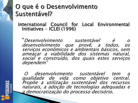 PPT DESENVOLVIMENTO SUSTENTÁVEL PowerPoint Presentation free