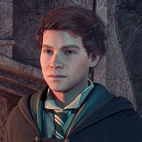 Sebastian Sallow In Hogwarts Aesthetic Hogwarts Harry Potter