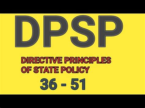 Directive Principles Of State Policy Dpsp Article Indian