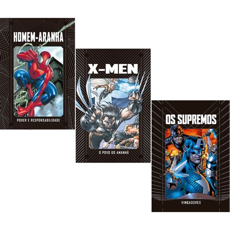 Marvel Ultimate Cole O Completa Capa Dura Homem Aranha X Men Os