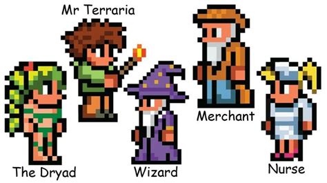 Terraria Npcs Pixel Art