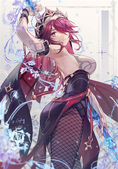 Genshin Impact Rosaria Genshin Impact Anime Artwork Anime Girls 2D