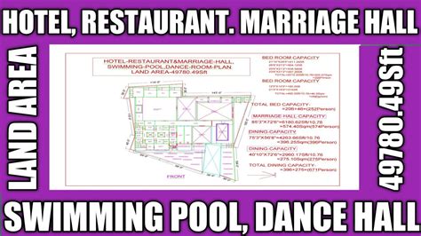 How To Develop Land For Marriage Hall Hotel Resturant Swimming Pool In