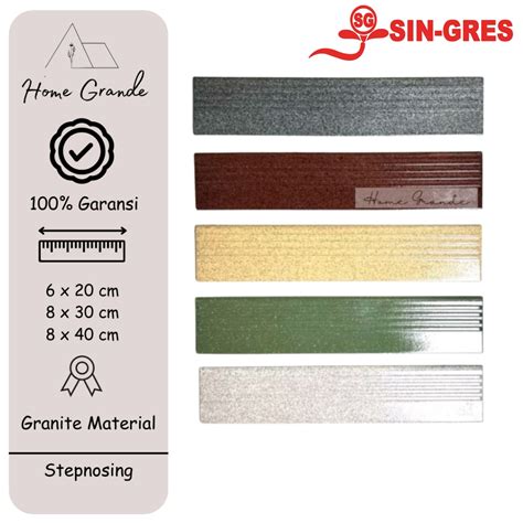 Jual Stepnosing Step Nosing Plint Untuk Tangga Keramik Granite 8x30