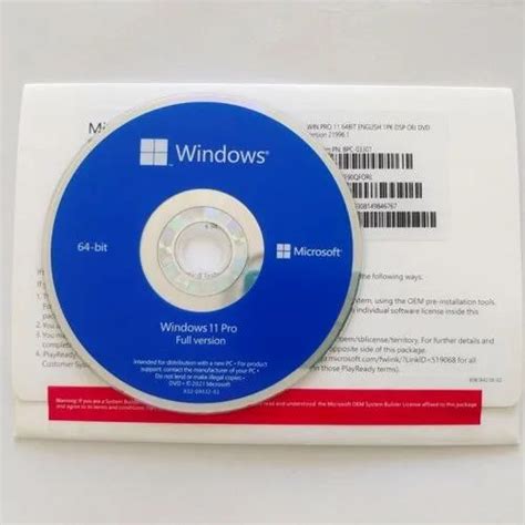 Windows 11 Pro Professional OEM DVD Pack At Rs 3299 Microsoft Windows