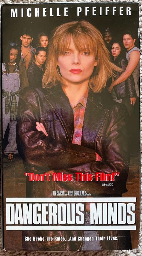 1995 Dangerous Minds VHS With Michelle Pfeiffer Etsy
