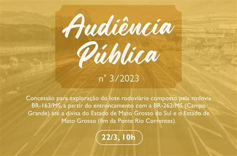 ANTT abre Audiência Pública para concessão da Rota do Pantanal