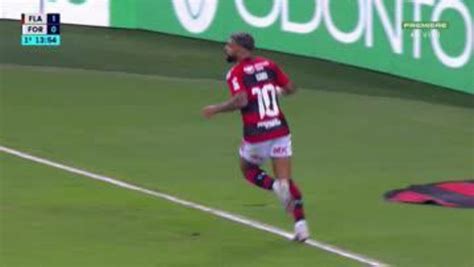 Vídeo Aos 13 min do 1º tempo Gol de Gabigol do Flamengo contra o
