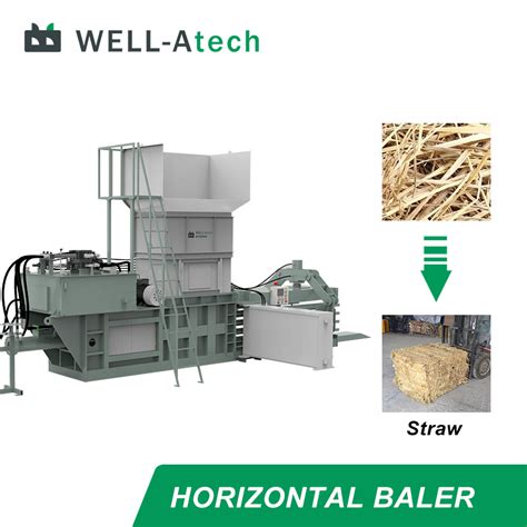 Fully Automatic Horizontal Baling Press Machine Cardboard Waste Paper