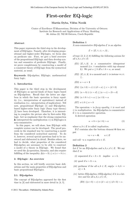 pdf first order eq logic